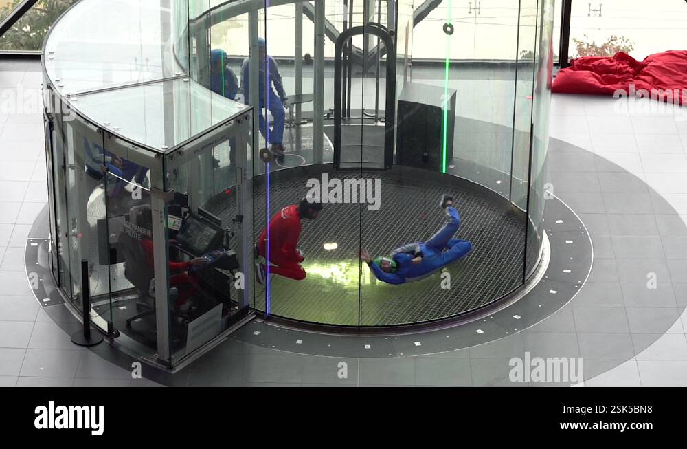 First Timer in Wind Tunnel Indoor Skydive Facility in Paris Boom Boom ...