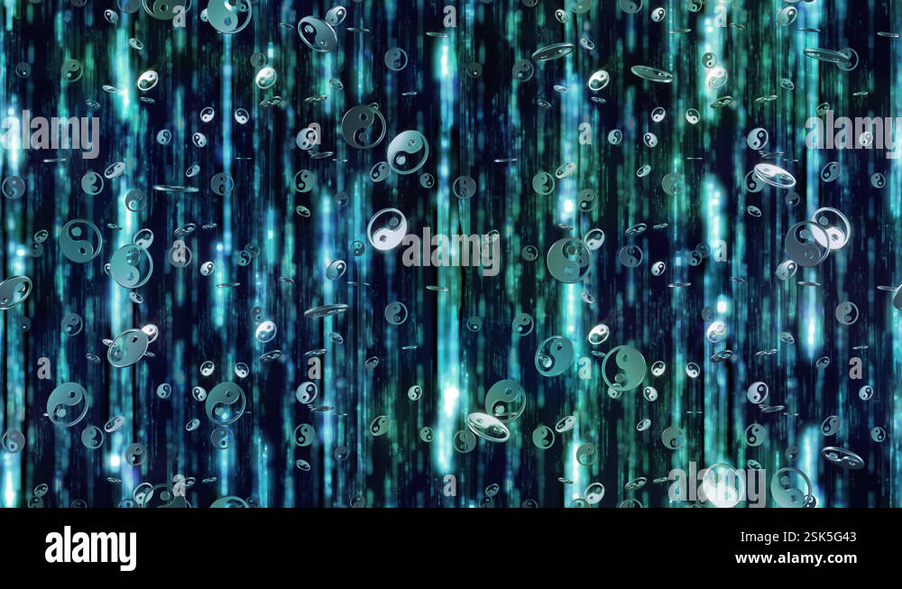 Yin Yang Background LOOP TILE. This texture is loopable and tileable and Stock Video Footage - Alamy