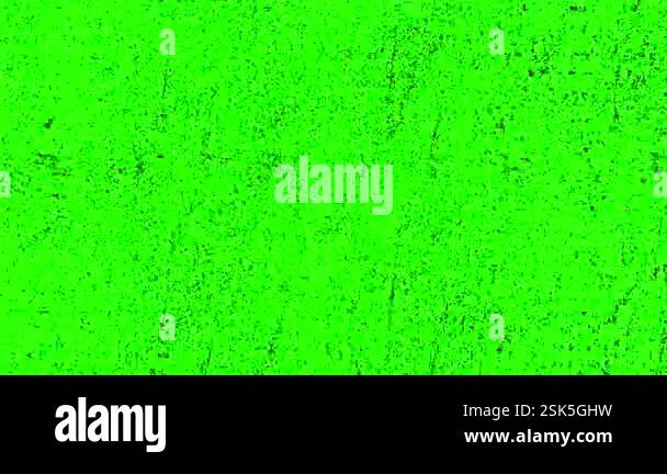 4k green screen retro vintage stop motion grunge abstract background ...