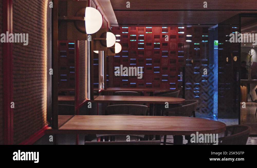 art deco bar sitting area of hotel Stock Video Footage - Alamy