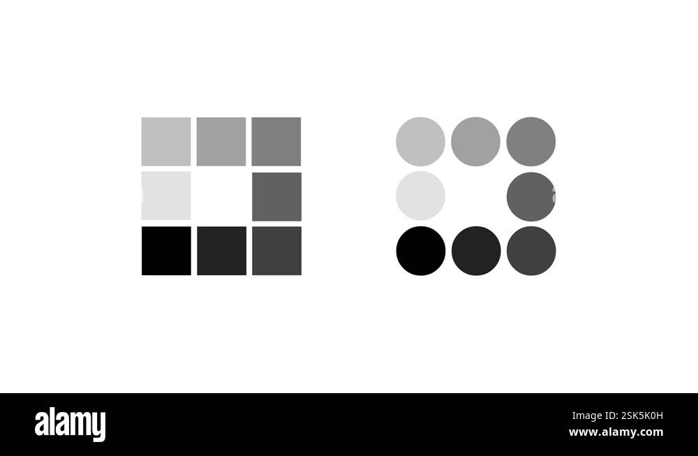 Digital buffering loading symbols motion Stock Videos & Footage - HD ...
