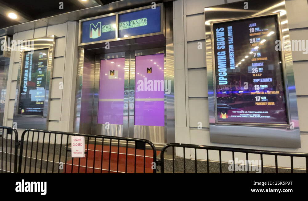 manhattan center , a building in Midtown Manhattan Stock Video Footage ...