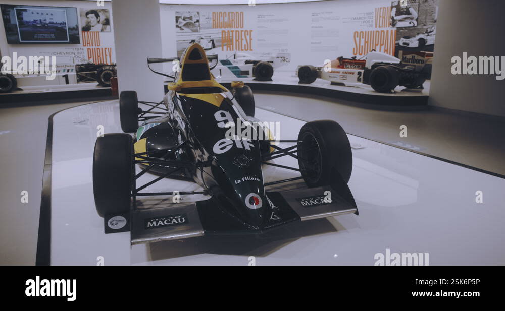Formula Campus Car by Renault and Elf At the Grand Prix Museum Stock ...