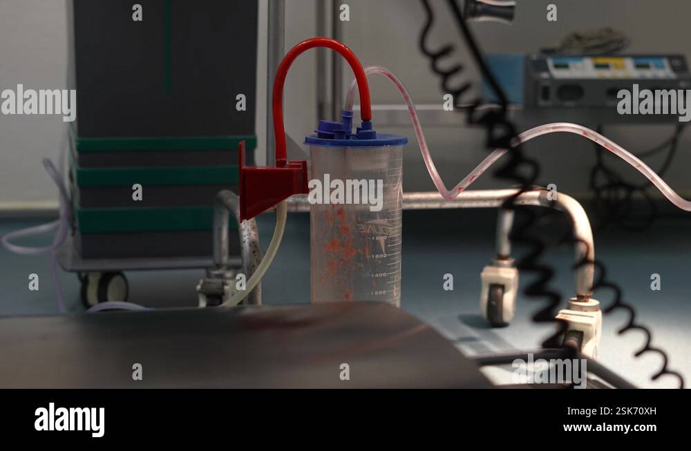 suction of body fat, jowl liposuction, surgery in operating room ...