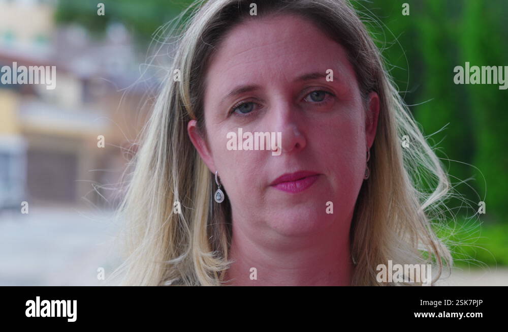 Woman in mid 40s looking at camera Stock Videos & Footage - HD and 4K ...