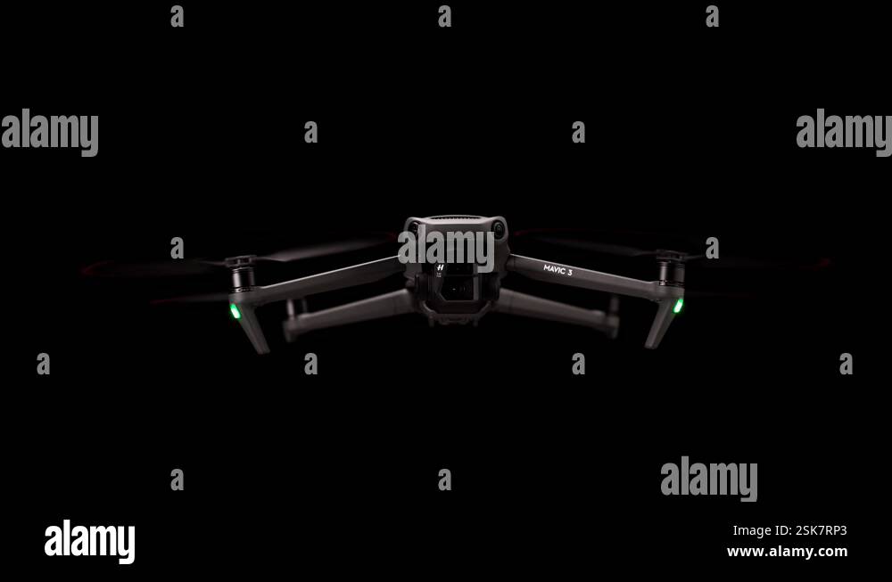 DJI Mavic 3 - Flying on the dark. Closeup drone on dark. Most popular ...