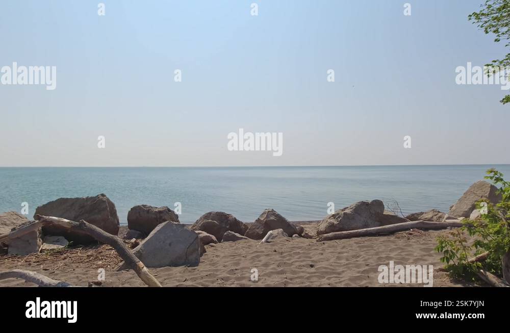 Point Pelee beach at national park panoramic view in Ontario, Canada ...