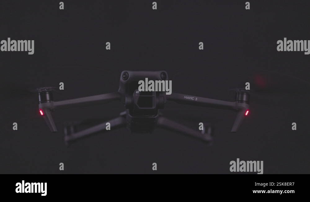 DJI Mavic 3 - Flying on the dark. Closeup drone on dark. Most popular ...