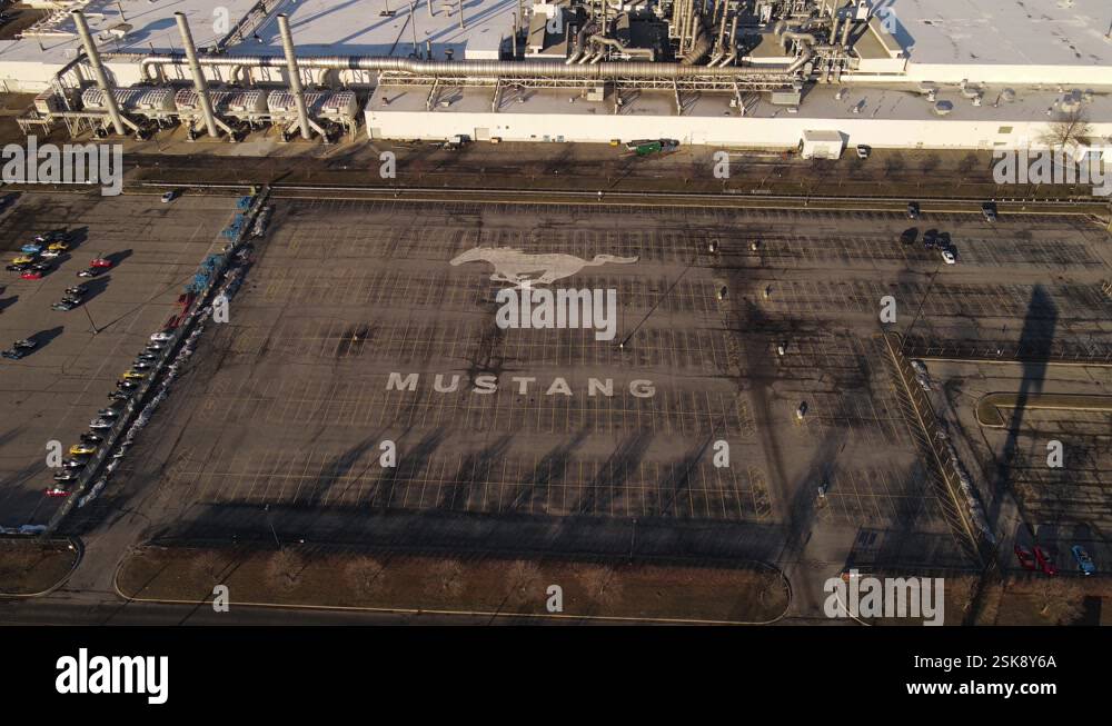 Ford Mustang assemble Plant, had a gas leak inside the facility in 2021 ...