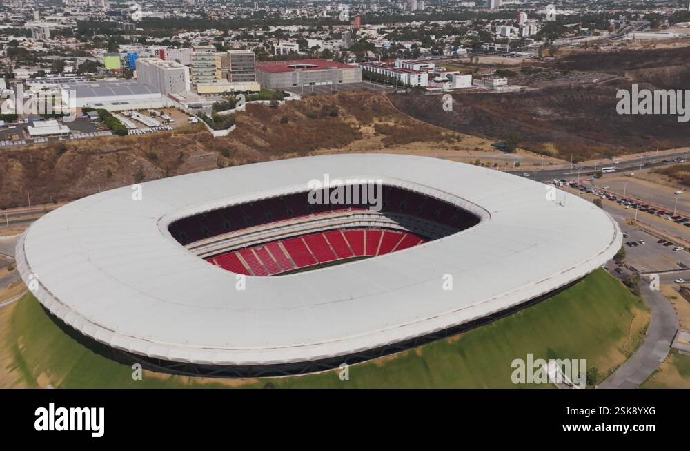 Chivas Akron Stadium Soccer Football, Guadalajara cityscape, Mexico ...