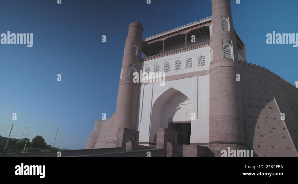 The Main Gate Of The Ark Citadel In Bukhara Stock Video Footage - Alamy