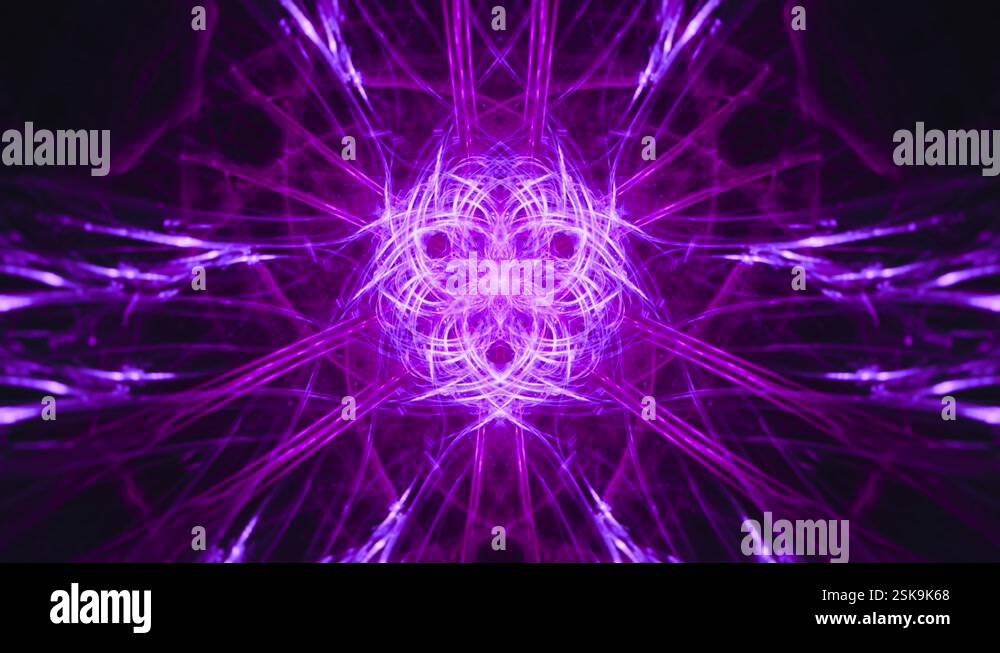 Interstellar rebirth of a star - vibrant colorful purple background in ...