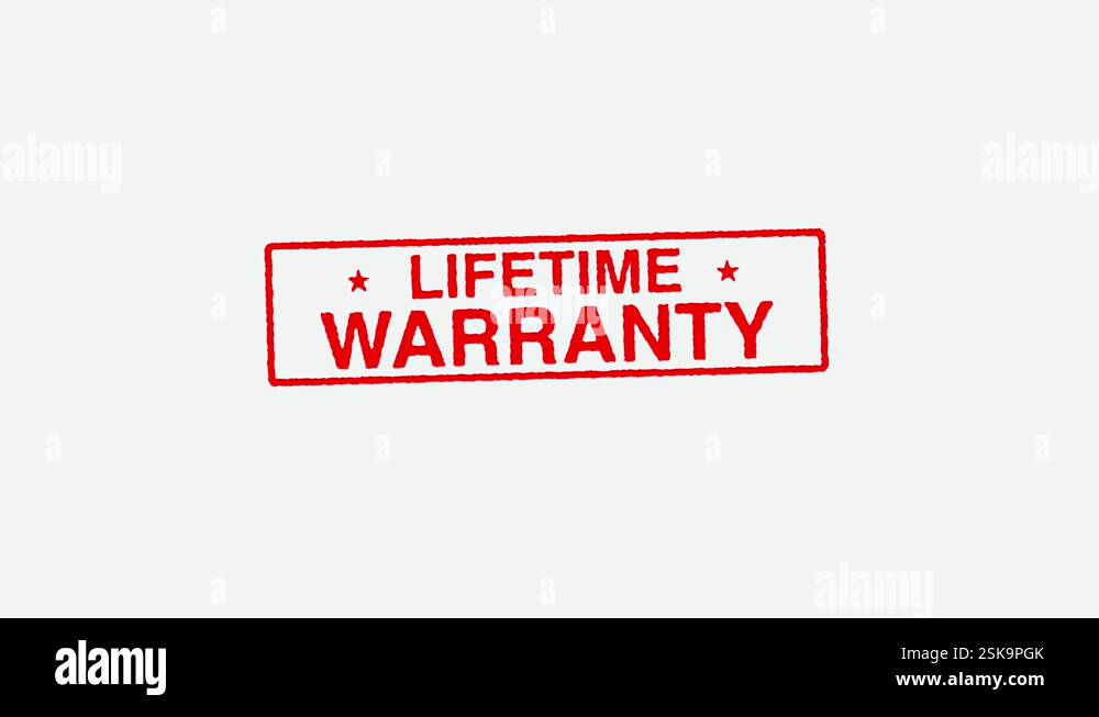 Lifetime warranty square sticker Stock Videos & Footage - HD and 4K ...