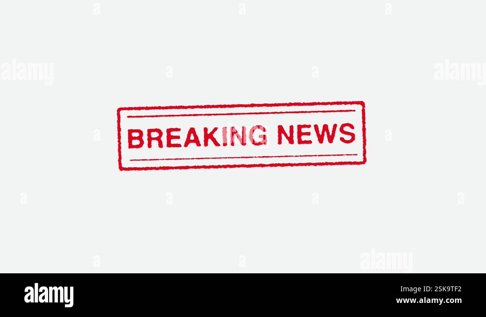 Breaking news stamp label Stock Videos & Footage - HD and 4K Video ...