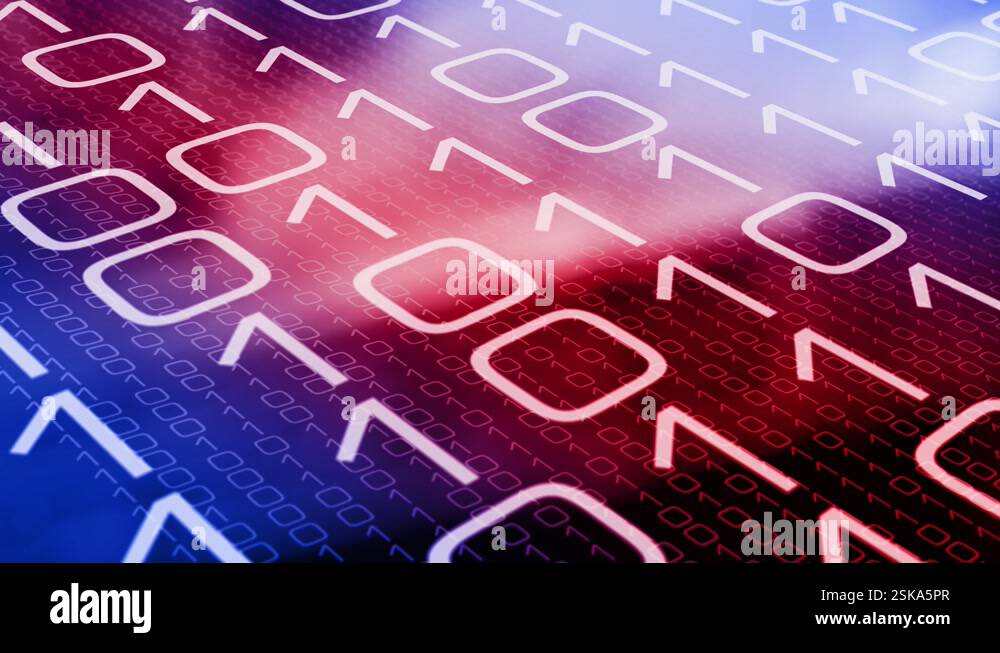 Tech concept unleashed binary code motion backgrounds as a visual representation Stock Video ...