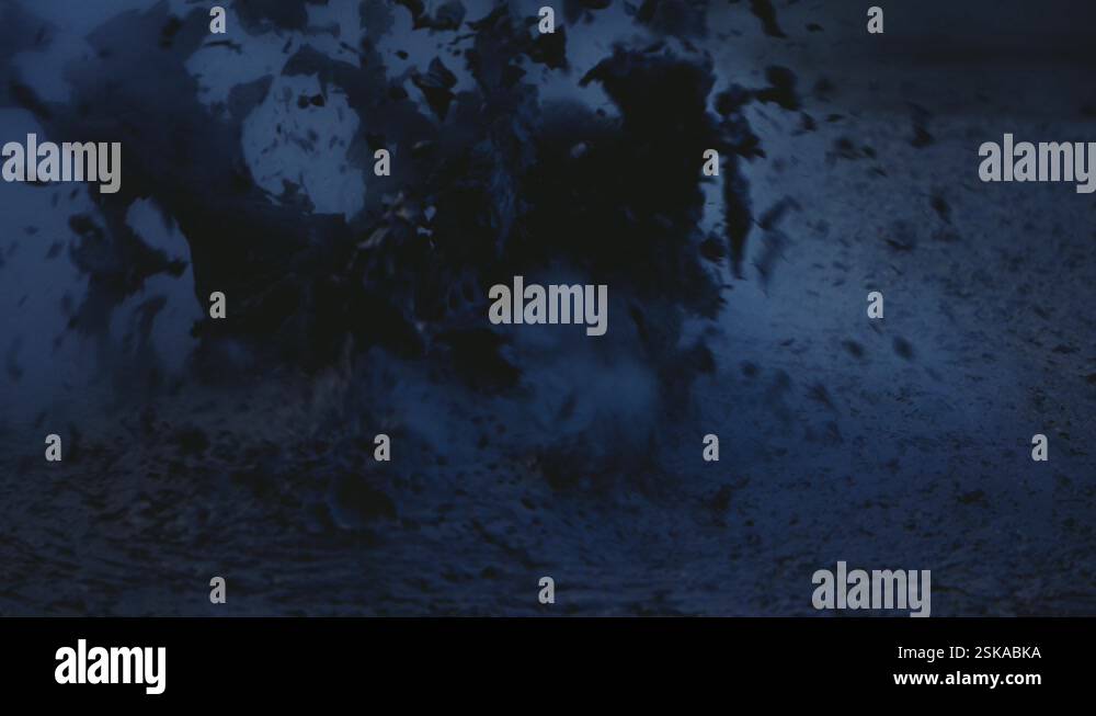 Geothermal bubbling and acidic mud volcano at night Stock Video Footage ...