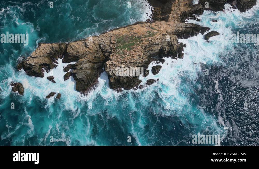 The beaches of Punta Cometa, Mazunte, Oaxaca from the sky Stock Video ...