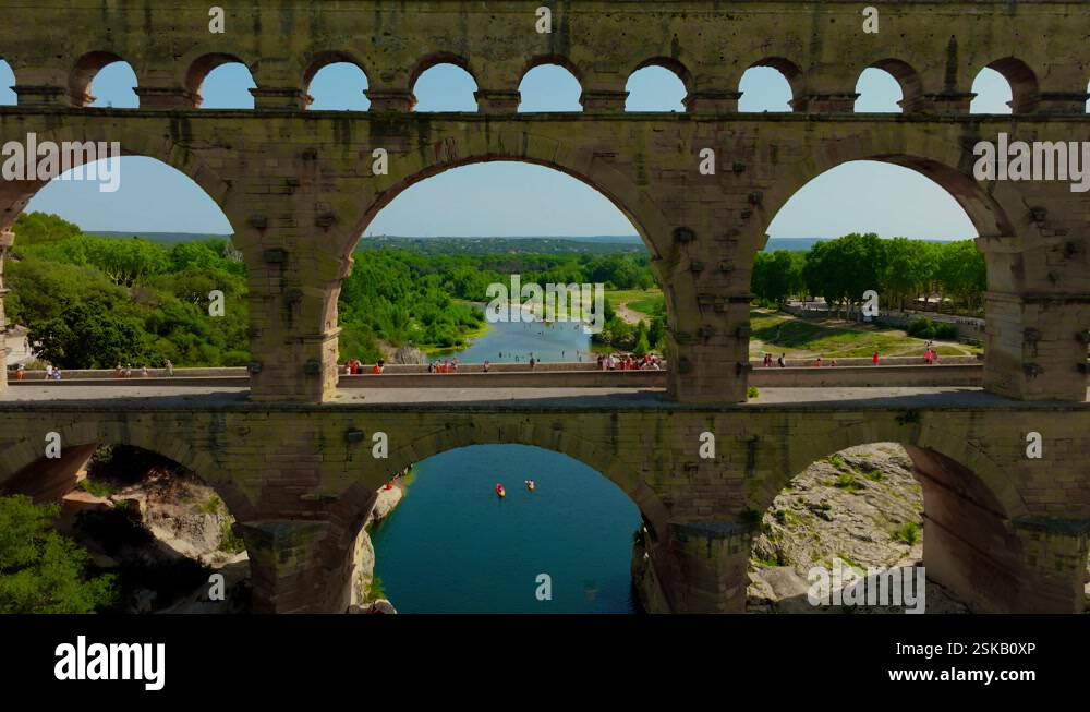 erial Ascension: Unveiling the Magnificent Pont du Gard in the South of ...