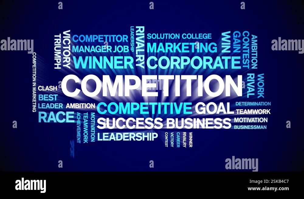 Competition animated word cloud,animation text kinetic typography ...