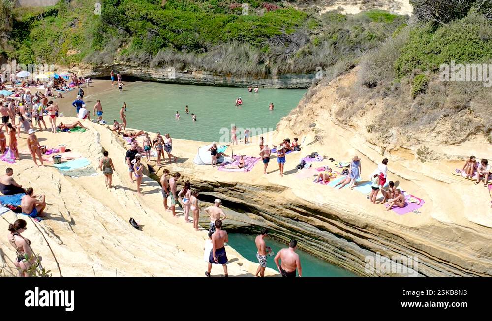 Corfu greece people beach Stock Videos & Footage - HD and 4K Video ...