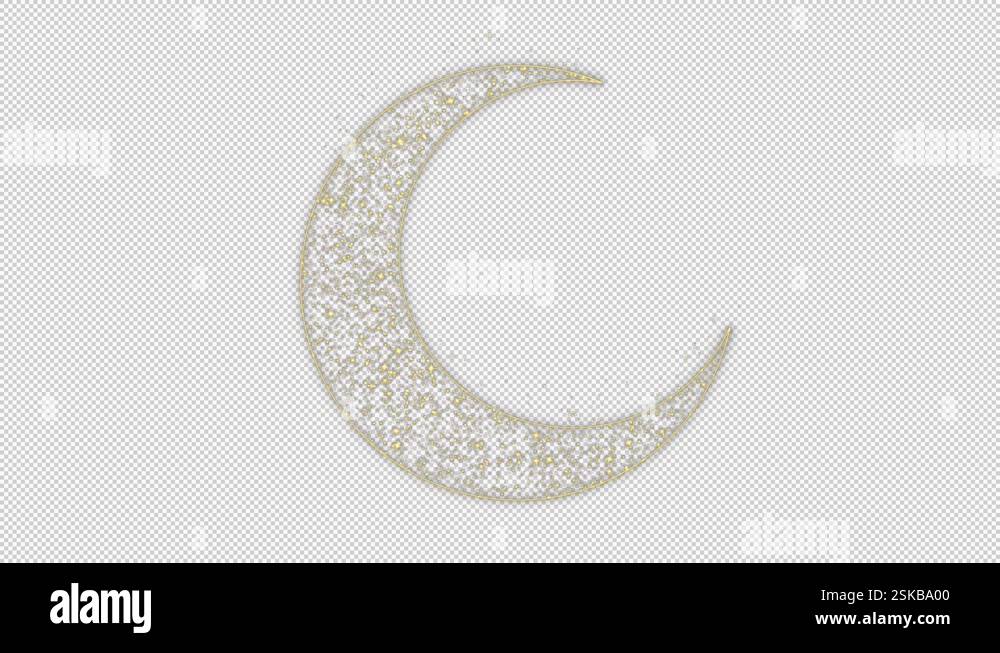 Crescent Emitting Particles with Alpha Channel, can be used as overlays ...