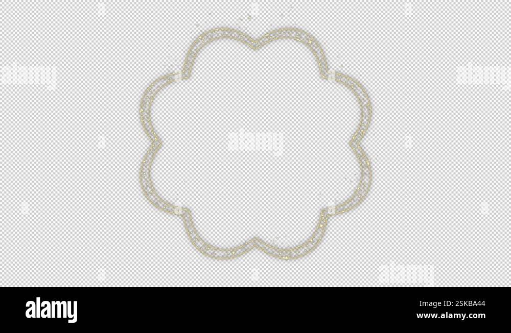 Arabic Shape design Emitting Particles with Alpha Channel, it can be ...