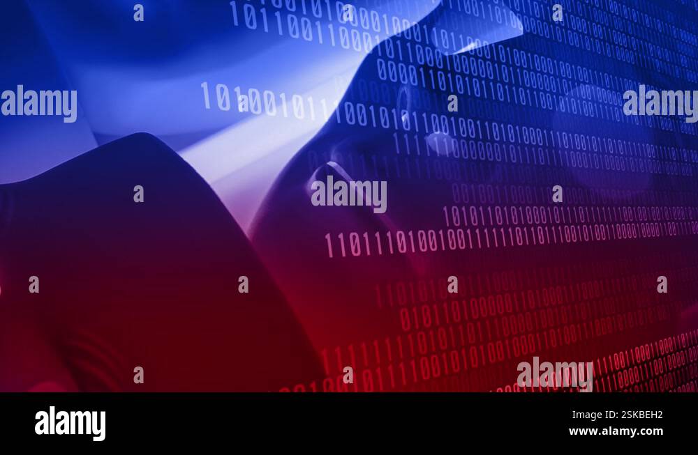 Machine marvels the futuristic fusion of binary code and automation ...