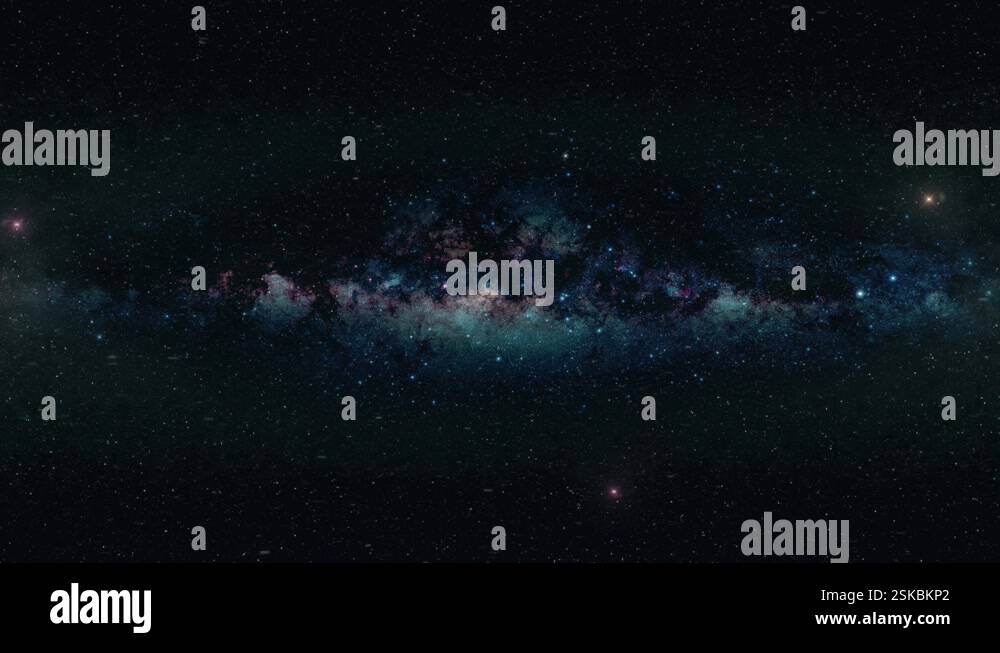 Side View of Travelling Through the Stars at Warp Speed for VFX ...