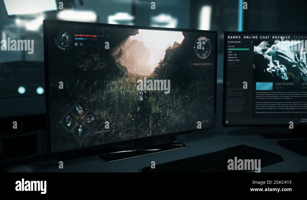 Gaming monitor Stock Videos & Footage - HD and 4K Video Clips - Alamy