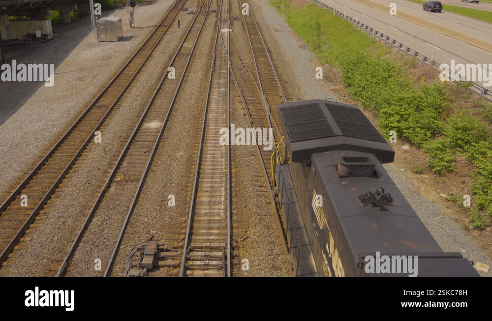 Overhead view of train tracks Stock Videos & Footage - HD and 4K Video ...