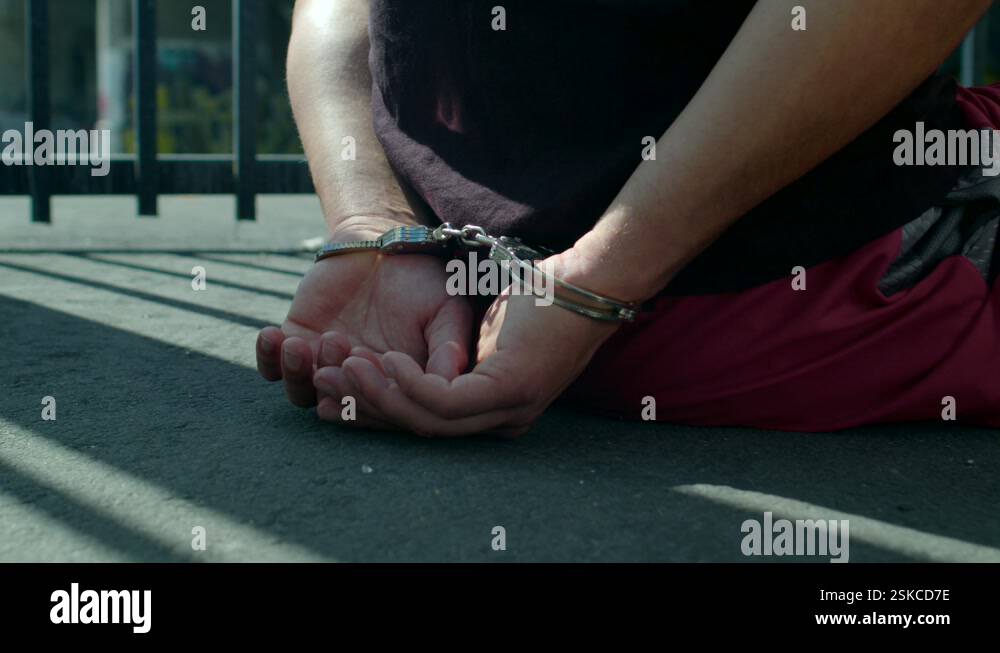 Video of a man being arrested by the a male black police officer in ...