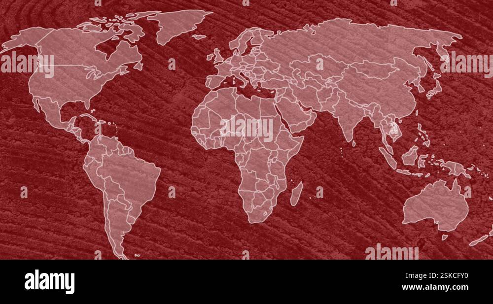 Animation digital map moving over Stock Videos & Footage - HD and 4K ...