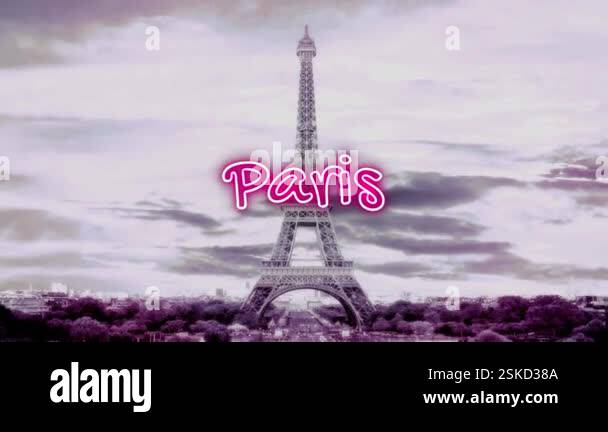 Paris downtown neon lights Stock Videos & Footage - HD and 4K Video ...