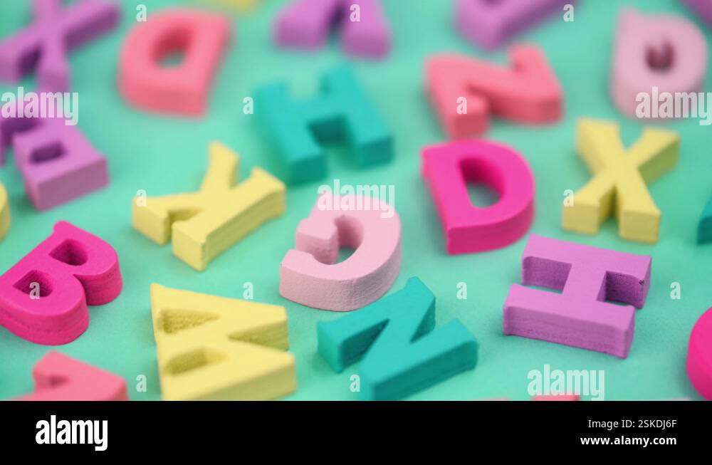 Alphabet abc wooden letters Stock Videos & Footage - HD and 4K Video ...