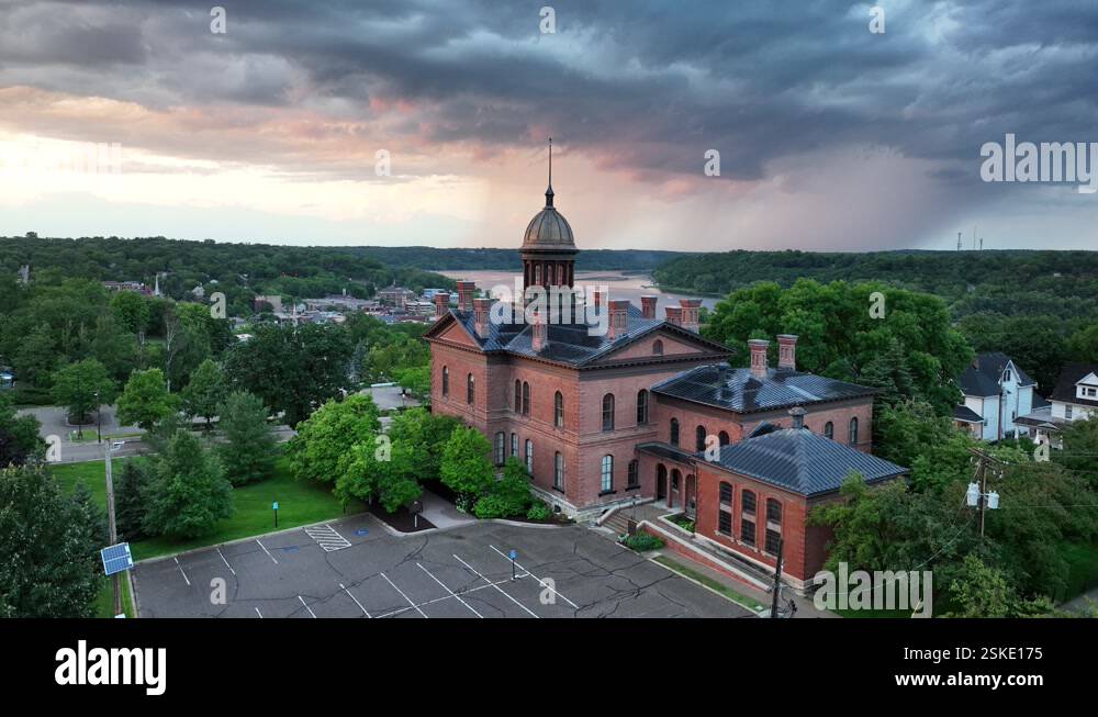 Stillwater Washington County historic courthouse with brick facade ...