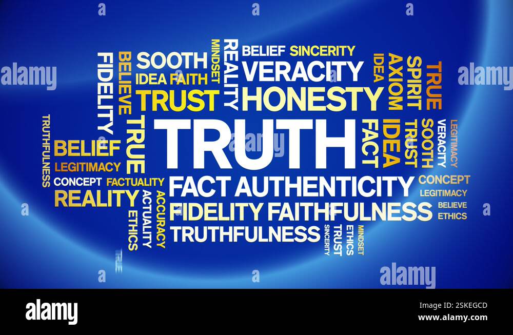 Truth animated word cloud,animation text tag kinetic typography ...