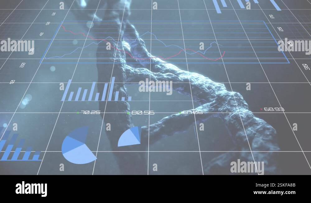 Animation multiple graphs over dna Stock Videos & Footage - HD and 4K ...