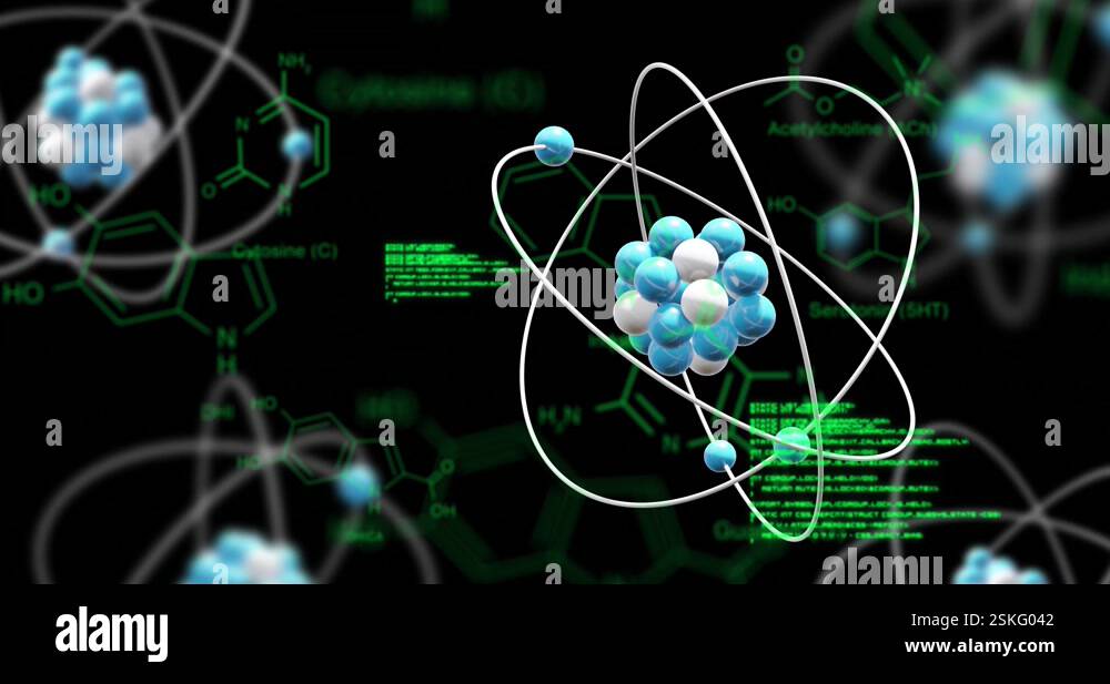 Animation atom model spinning data Stock Videos & Footage - HD and 4K ...
