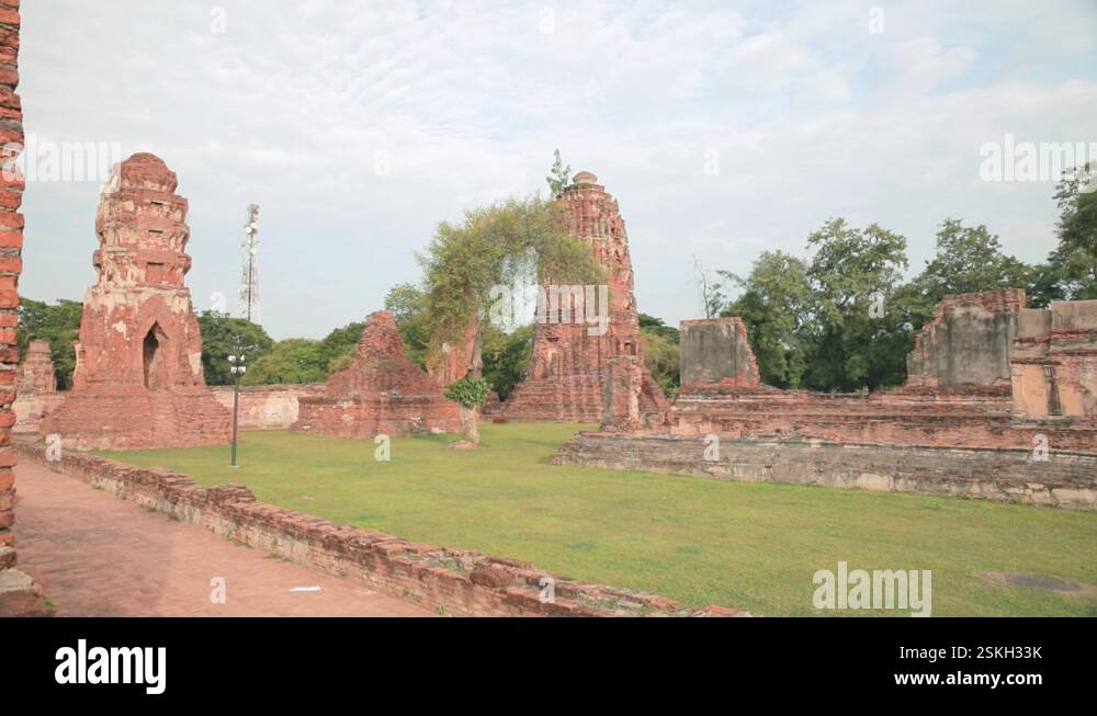 Ayutthaya's Rich Heritage: Ancient Temples Stand Tall on a Beautiful ...