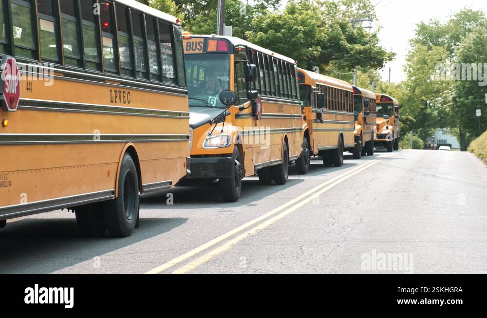 Long line of buses Stock Videos & Footage - HD and 4K Video Clips - Alamy