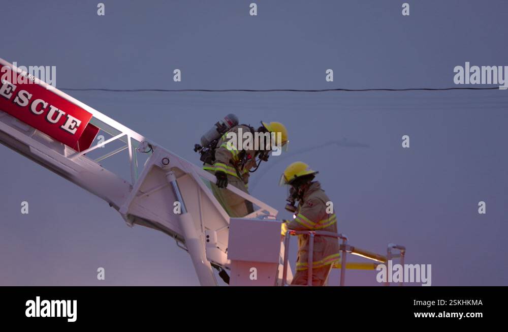 Firefighting breathing equipment firefighter Stock Videos & Footage ...