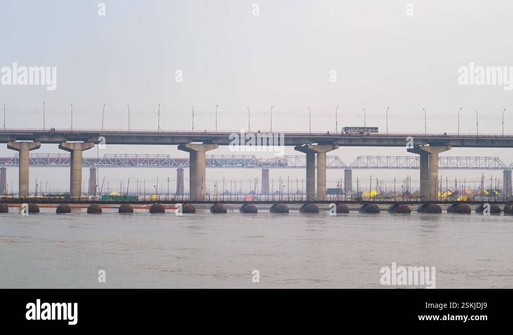 Ganges river ganga bridge Stock Videos & Footage - HD and 4K Video ...