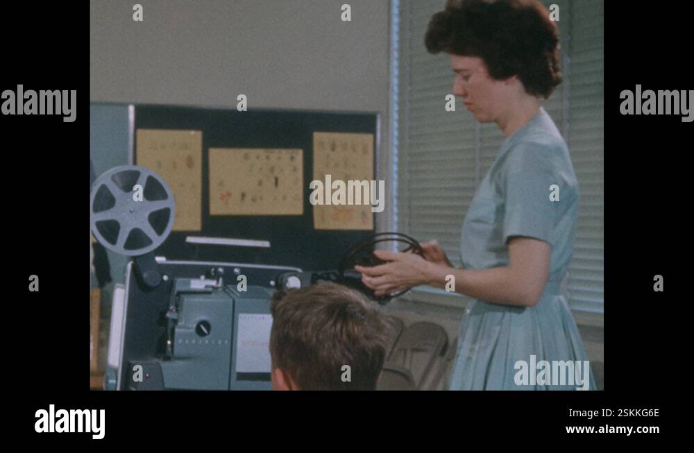 1960s classroom projector Stock Videos & Footage - HD and 4K Video ...