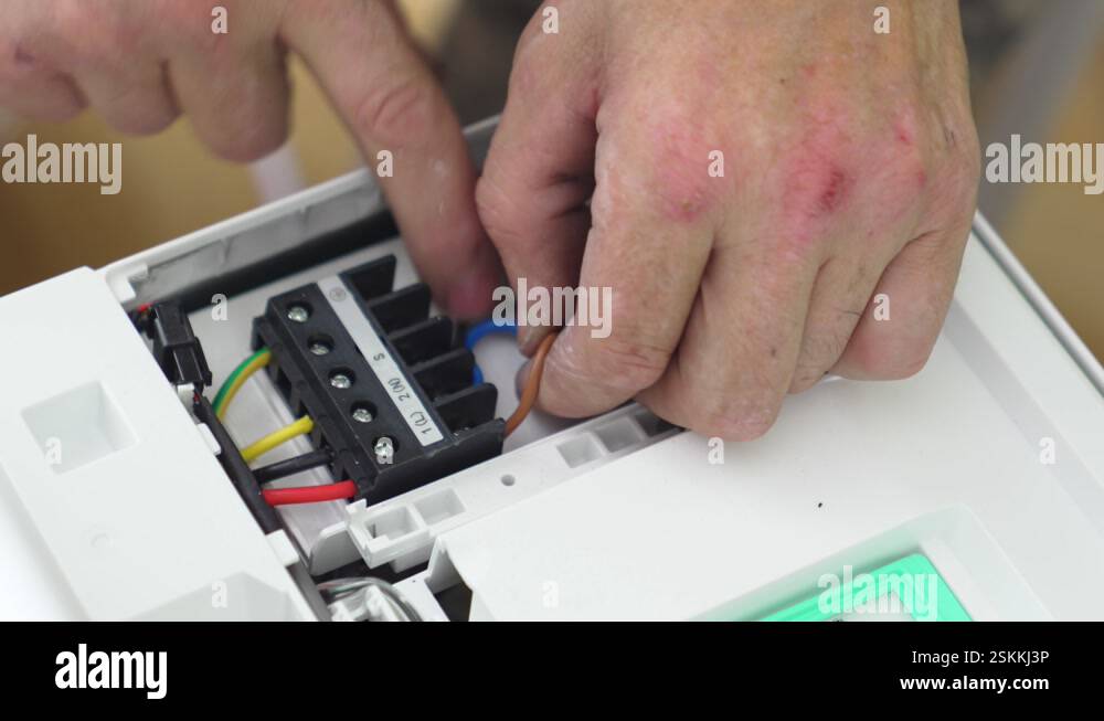 connection of electrical wires of electrical appliances, split systems ...