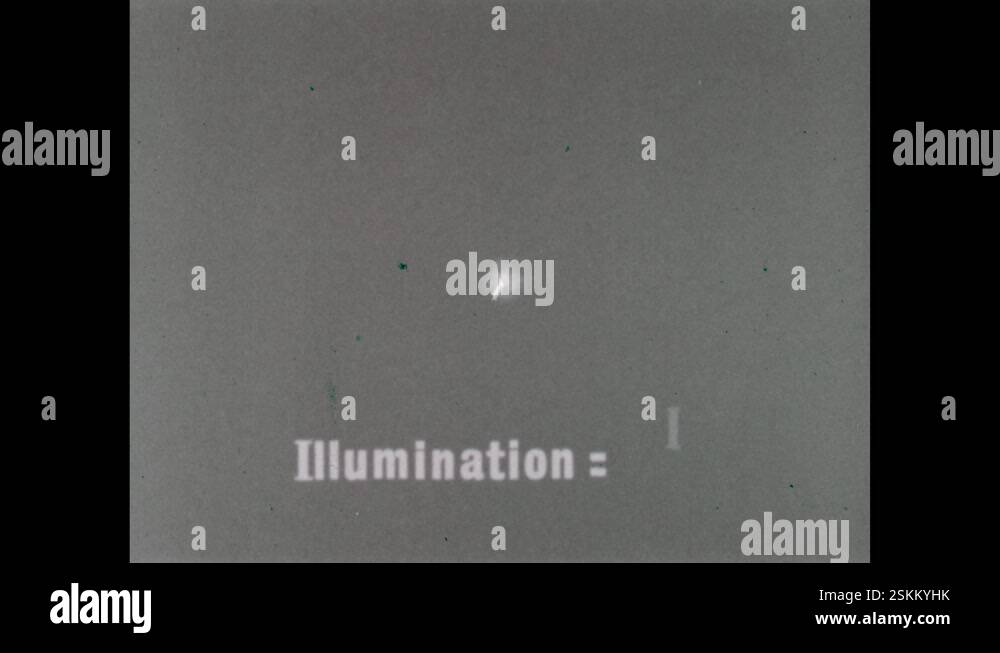 1970s:Equation shows illumination measurement of a light source ...