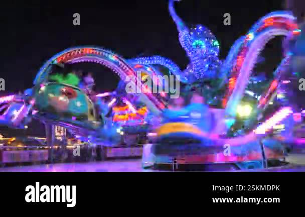 April 6, 2024 - Kehl, Germany: slow motion attraction in park of ...