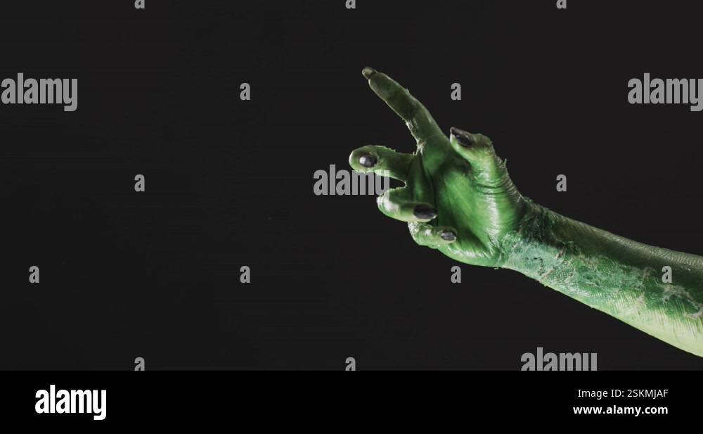 Video halloween green monster hand Stock Videos & Footage - HD and 4K ...