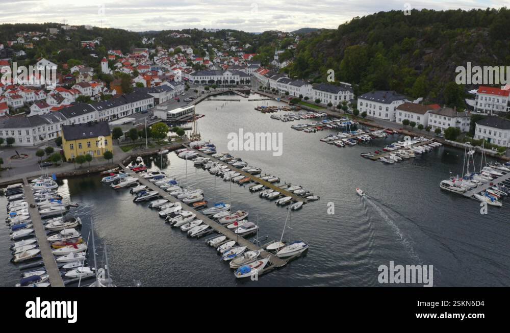 Harbor view in coastal town Stock Videos & Footage - HD and 4K Video ...