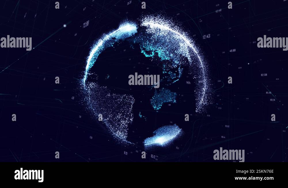 Digitalization Earth Unveiling a World Transformed by Numbers and Stock ...