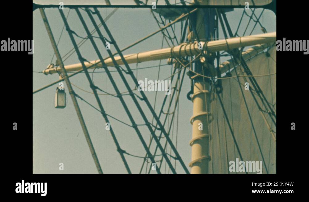 Sailing ship masts rigging Stock Videos & Footage - HD and 4K Video ...